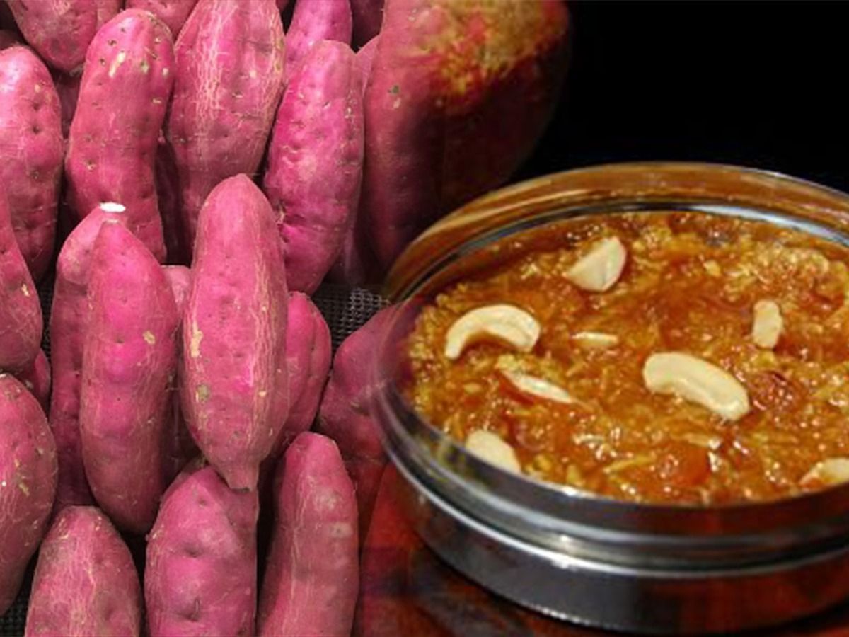 रताळ्याचा हलवा, विंटर स्पेशल भन्नाट पदार्थ! करायला सोपा, चवीला बेस्ट ...