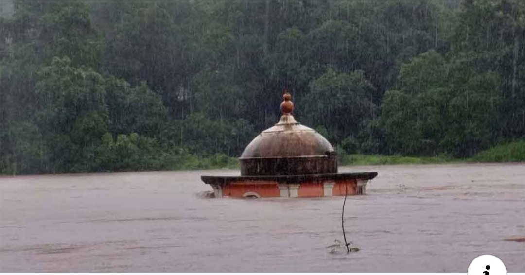 रत्नागिरी : पुंडलिकाचे मंदिर पाण्यात Ratnagiri Marathi News | Pundalika ...