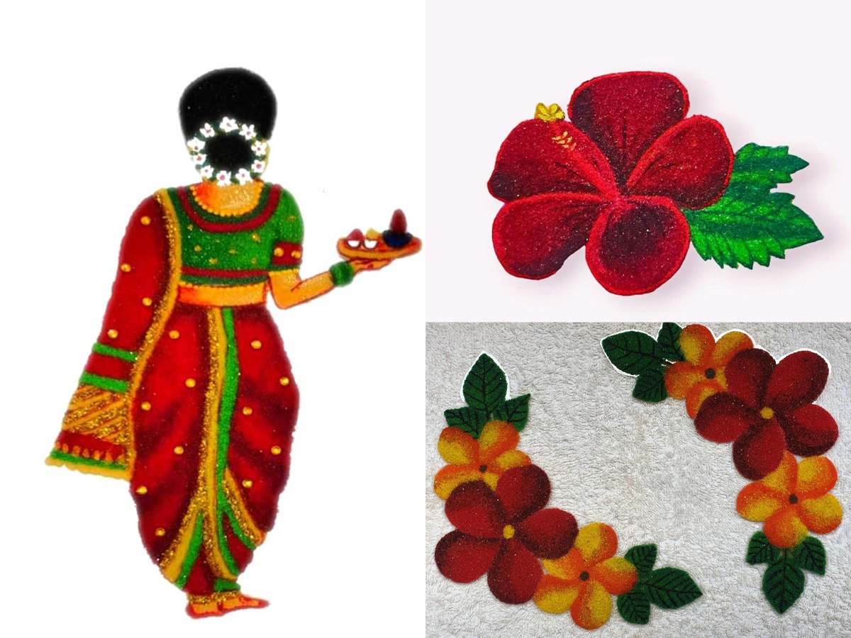 Ganesh Utsav 2025 : यंदा आहे रेडिमेड सुंदर रांगोळ्यांचा ट्रेंड, आणा ...