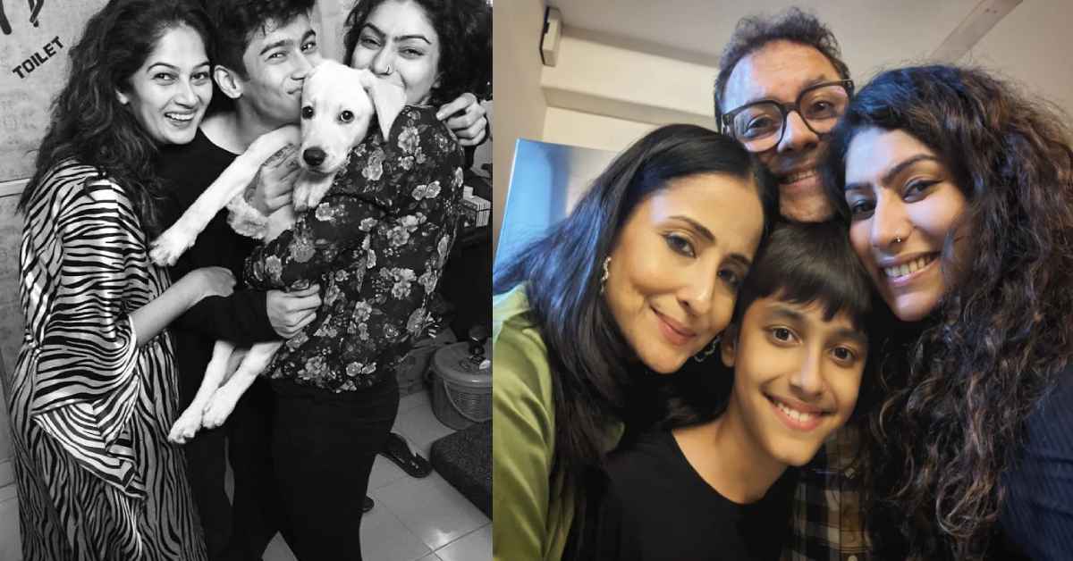 रेशम टिपणीसच्या लेकीने सावत्र आईसोबत शेअर केला फोटो, अभिनेत्रीची मुलं ...