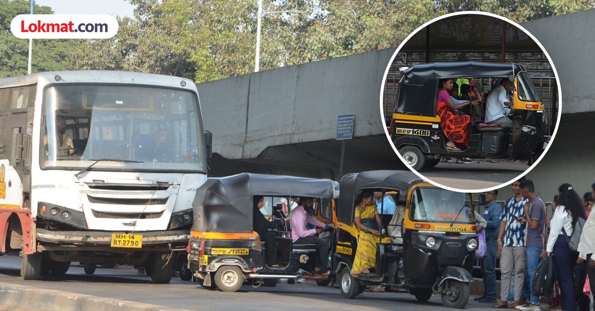 क्षमतेपेक्षा जास्त प्रवासी; जादा पैसे, बसटॉपवर विळखा, पुण्यात अवैध ...