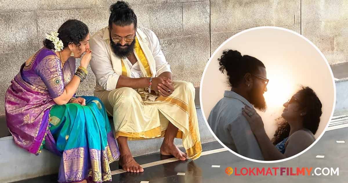 साधी अन् तितकीच सोज्वळ! 'कांतारा' फेम ऋषभ शेट्टीची पत्नी दिसायला खूप सुंदर! जोडप्याचे फोटो ...