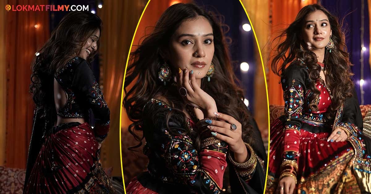 Rj Mahvash Navratri 2025 Ghagara Choli Look Festive Photoshoot Viral