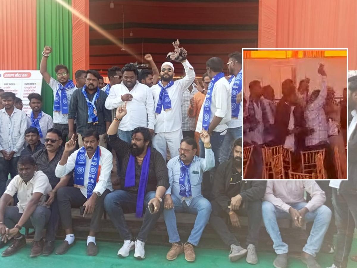 निष्ठवंतांनंतर संभाजीनगर भाजप कार्यालयात रिपाइंचा 'रुद्रावतार ...