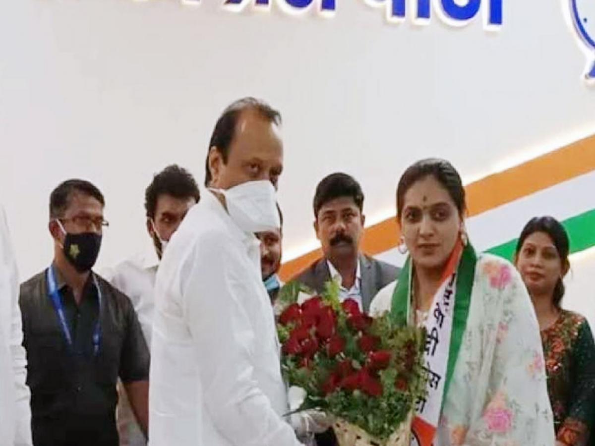 Rupali Patil: राष्ट्रवादी काँग्रेसने रूपाली पाटील यांच्या खांद्यावर ...