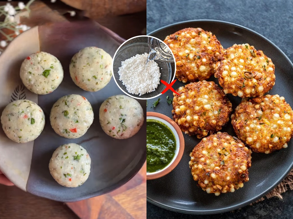 Navratri Special Fast Food : साबुदाणा न भिजवता करा कुरकुरीत वडा, तेलात ...