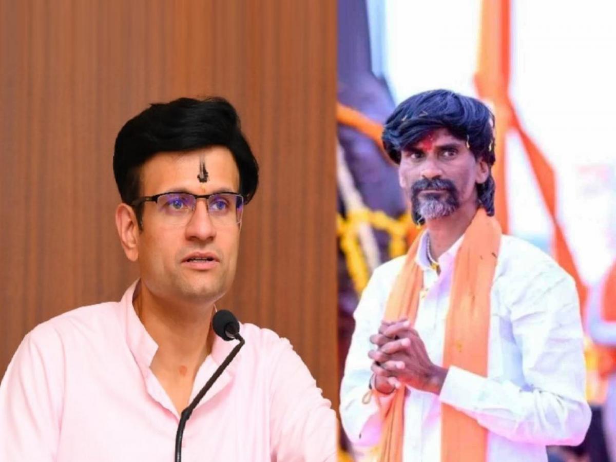 शरद पवार गटाचे उमेदवार समरजित घाटगे अंतरवालीत; मनोज जरांगेंची घेतली भेट ...