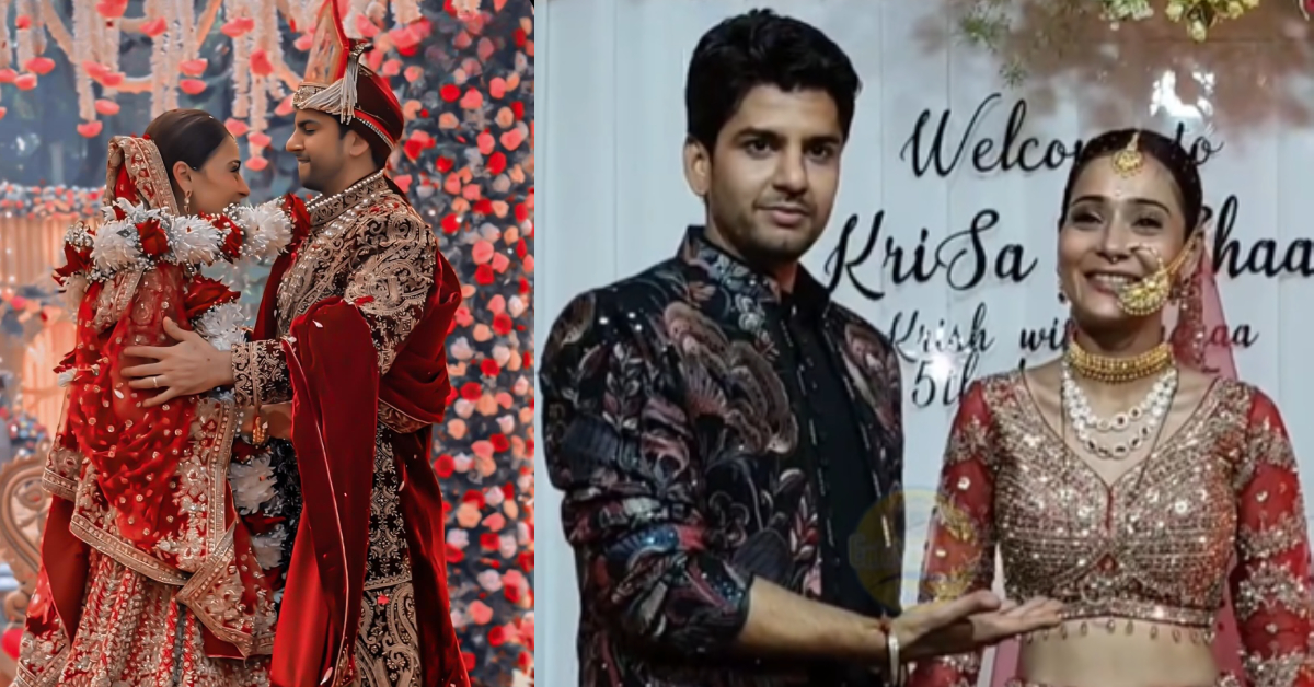 सारा खान झाली मिसेस पाठक! क्रिशसोबत बांधली लग्नगाठ; सासरे सुनील लहरी ...