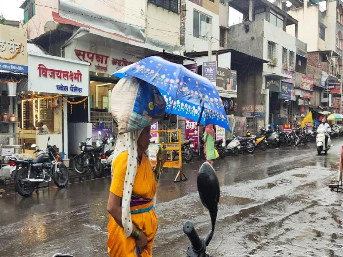 साताऱ्यात विजेच्या कडकडाटासह परतीच्या पावसाचा तडाखा Satara Marathi News ...