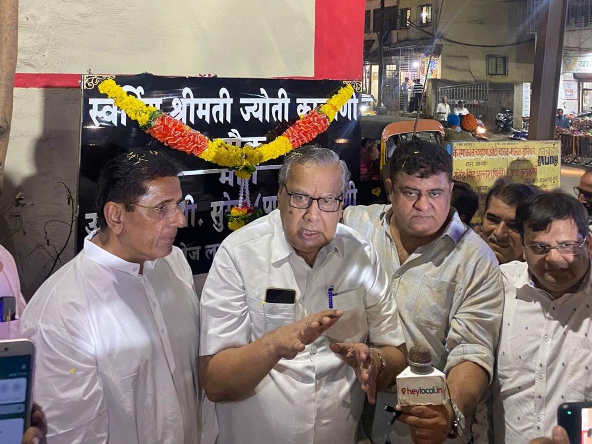 पप्पु कलानी गहिवरले, पत्नीच्या नावाने चौकाचे उदघाटन Thane Marathi News ...