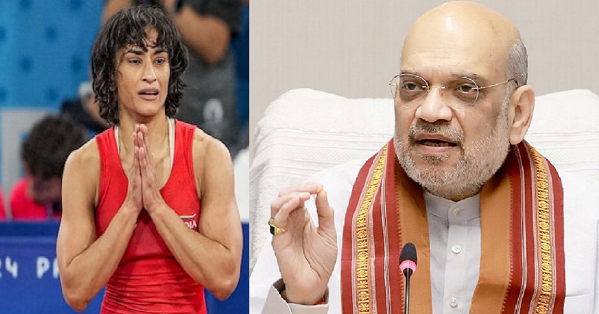 'ती एका विजेत्याप्रमाणे पुनरागमन करेल', विनेशच्या अपात्रेवर अमित शाहंची ...