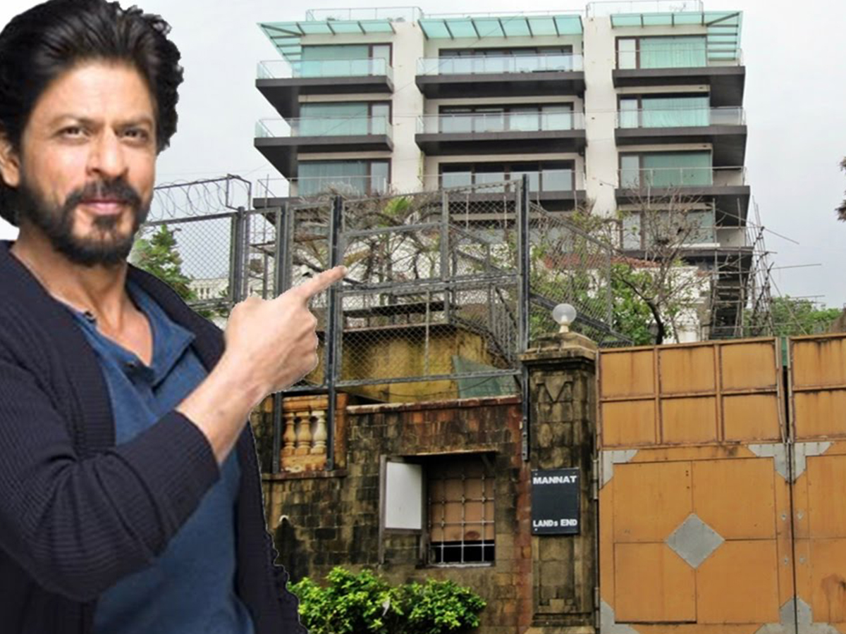 बॉलिवूड बादशाह शाहरुख खानच्या आलिशान मन्नत बंगल्यातील खास फोटो ...