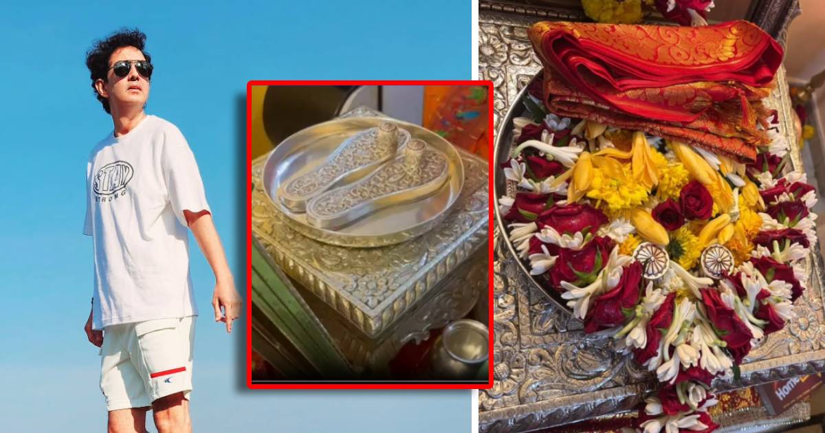 बॉलिवूड अभिनेत्याने घरी आणल्या स्वामी समर्थांच्या पादुका, म्हणाला- "काल ...