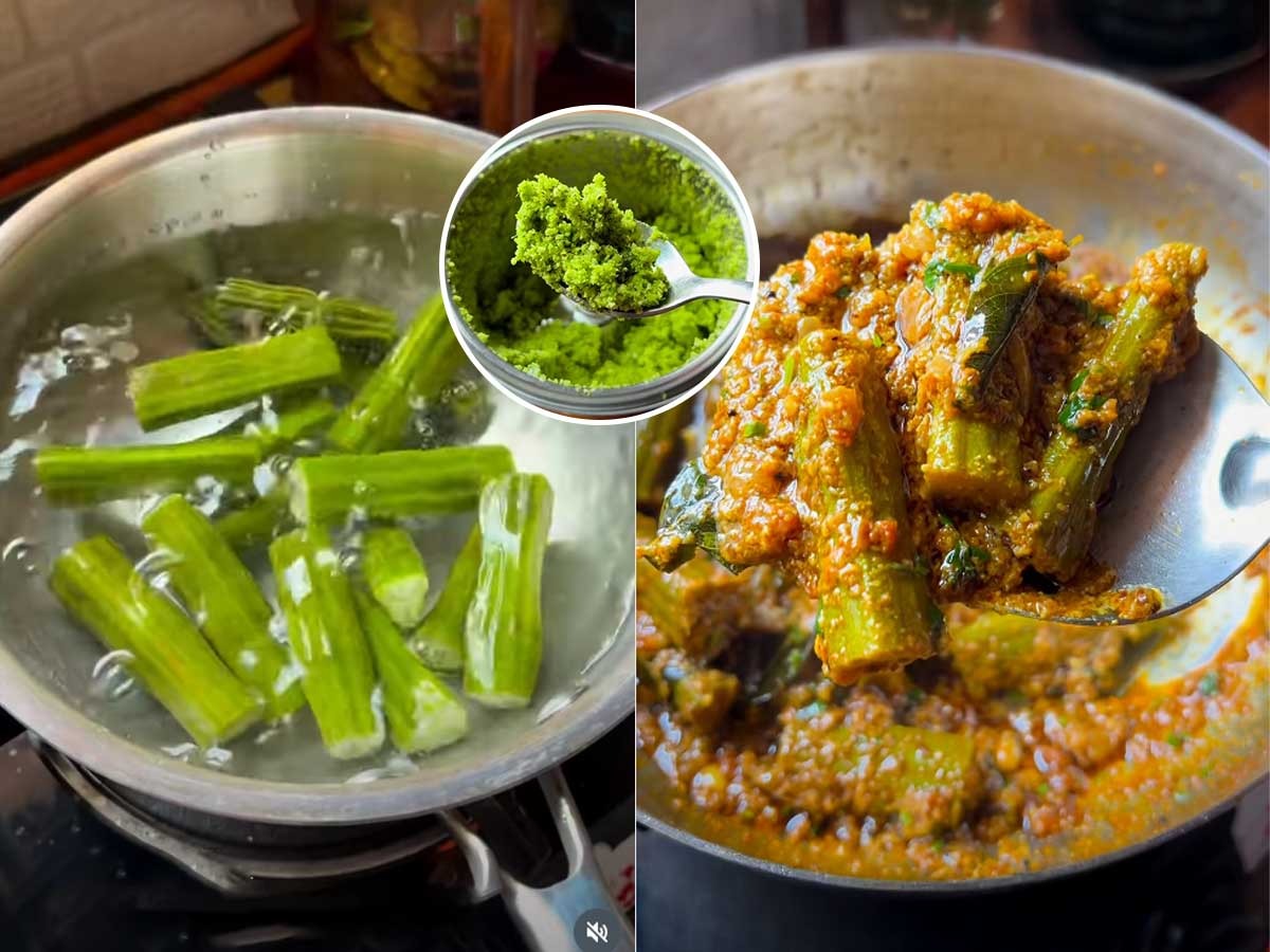 गावरान पद्धतीची शेवग्याच्या शेंगांची मसाला भाजी! भाकरी सोबत होईल फक्कड ...