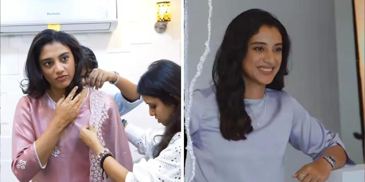 PHOTOS : 'नॅशनल क्रश' Smriti Mandhana चा ग्लॅमरस लूक; चाहते म्हणाले ...
