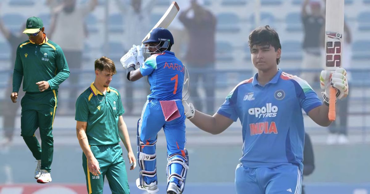 वैभव सूर्यवंशीपाठोपाठ Aaron George ची सेंच्युरी! युवा टीम इंडियाचा ४०० ...