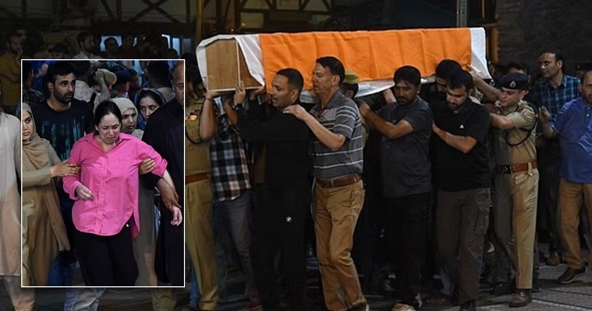 २९ दिवसांचा चिमुकला झाला पोरका; पतीचा तिरंग्यात मृतदेह पाहून पत्नीने ...