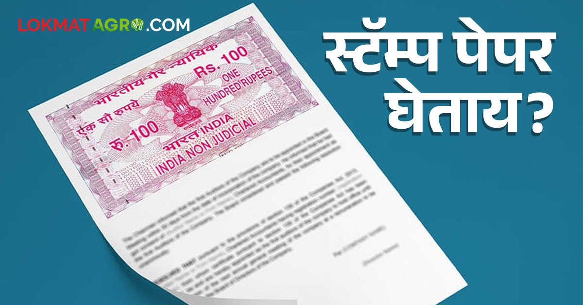 शंभरच्या स्टॅम्प पेपरसाठी ११० रुपये मोजावे लागता आहेत; कुठे कराल तक्रार ...