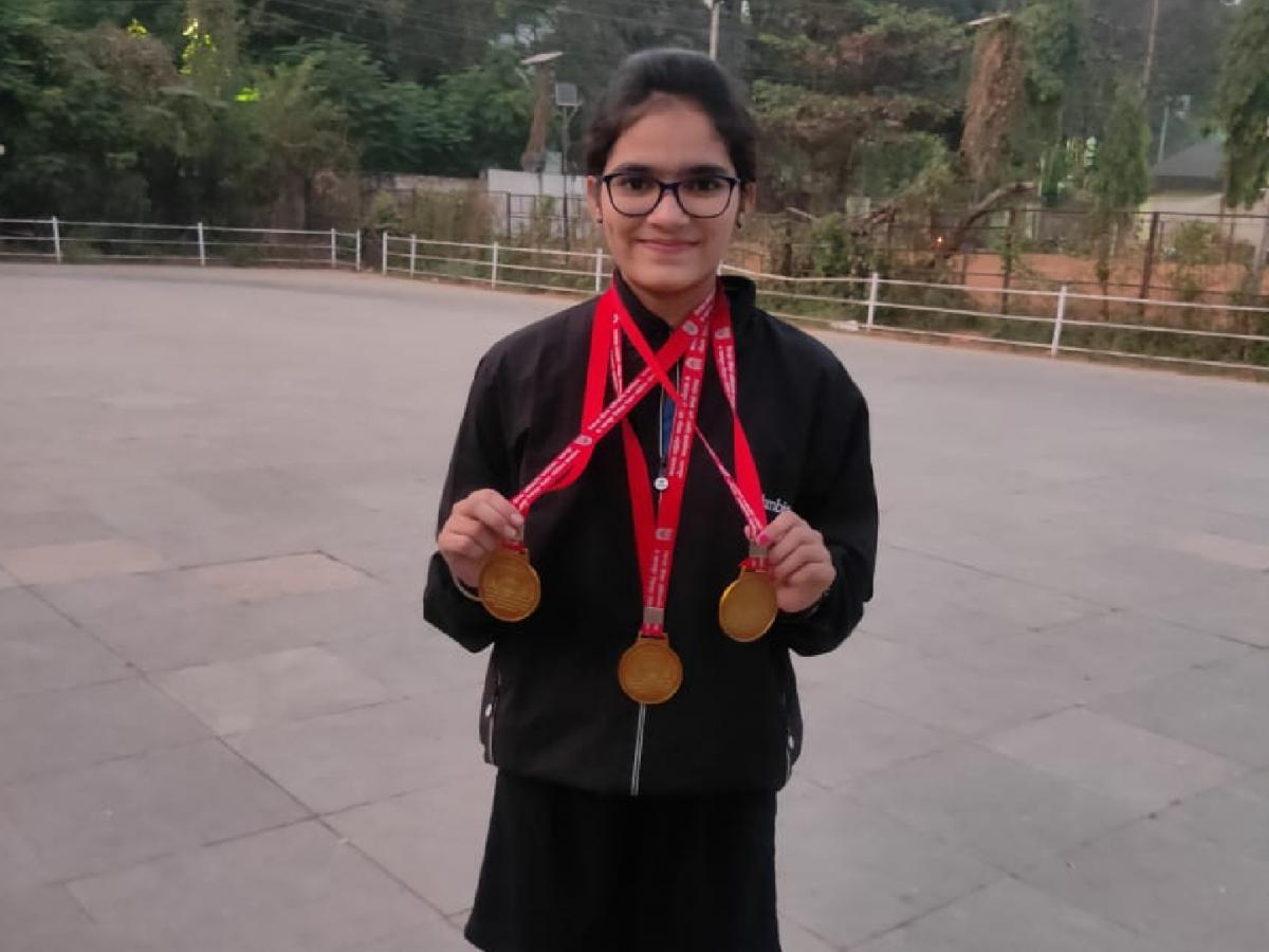 रोलर स्केटिंग स्पर्धेसाठी कृपाली मुसळे हिची राज्य स्तरावर निवड ...