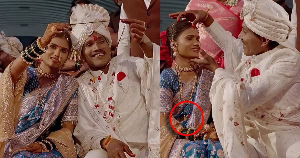 सूरज चव्हाणच्या लग्नातील खास क्षणांचे फोटो समोर, बायकोच्या पारंपरिक ...