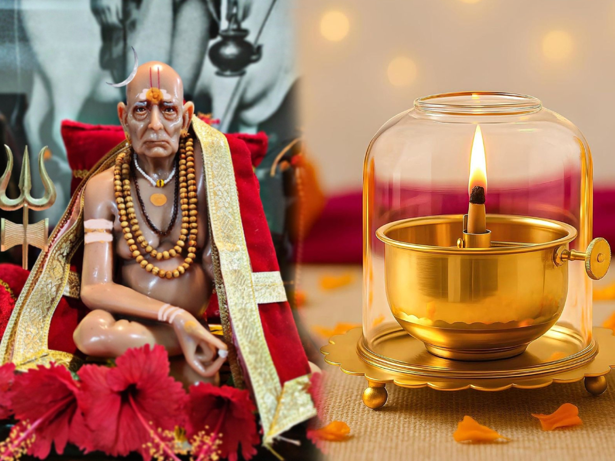 स्वामी समर्थ: देवाजवळ दिवा लावताना काच फुटली (Glass broke) किंवा दिवा ...