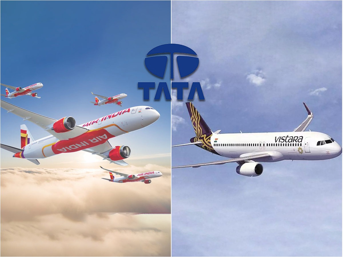 TATA चे पाऊल पडते पुढे! Air India-विस्तारा विलिनीकरणाला मंजुरी; सर्वांत ...