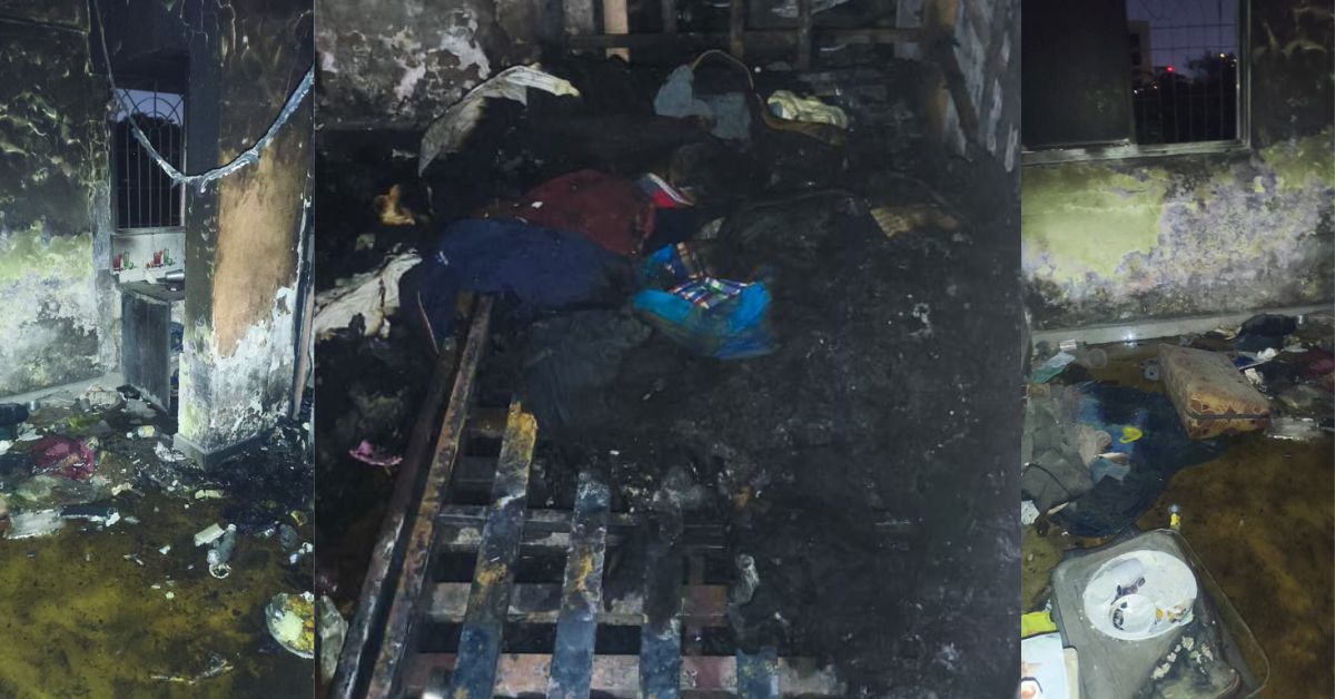 Wagle Estate Fire News: प्रथमेश अपार्टमेंटला लागलेली आग विझवली; एकाचा ...