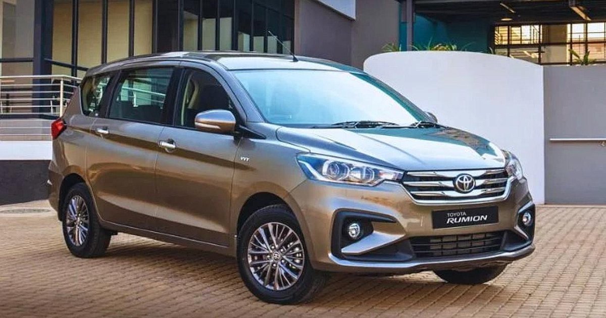 मोठ्या कुटुंबासाठी आली नवी Toyota Rumion कार; ७ सीटर, २६ किमी रेंज अन् ...