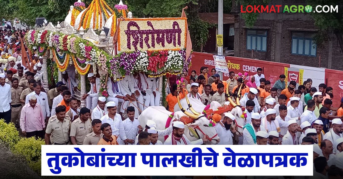 संत तुकाराम महाराजांच्या पालखीचे वेळापत्रक जाहीर; वाचा पालखीचा कोणत्या ...