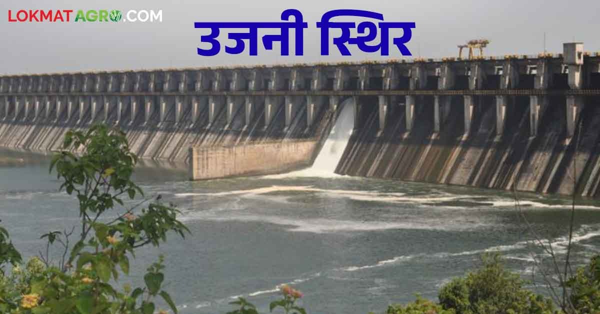 Ujani Dam Water Level : उजनीची पाणीपातळी स्थिर धरणात सध्या इतका ...