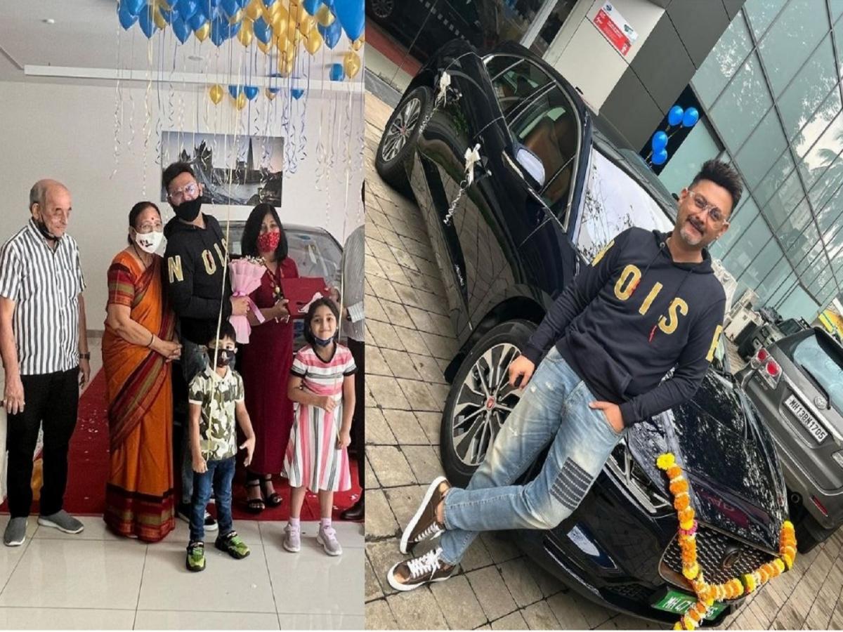 भारीच...! स्वप्नील जोशीनं खरेदी केली नवी कोरी Jaguar, पाहा फोटो ...