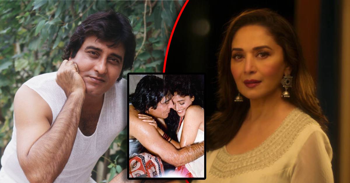 बाबो! Cut म्हटलं तरी थांबलेच नाहीत, माधुरीच्या ओठांवर किस करत राहिले ...