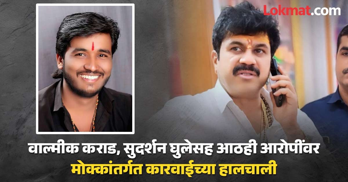 वाल्मीक कराड, सुदर्शन घुलेसह आठही आरोपींच्या गुन्ह्याची यादी मोठी ...