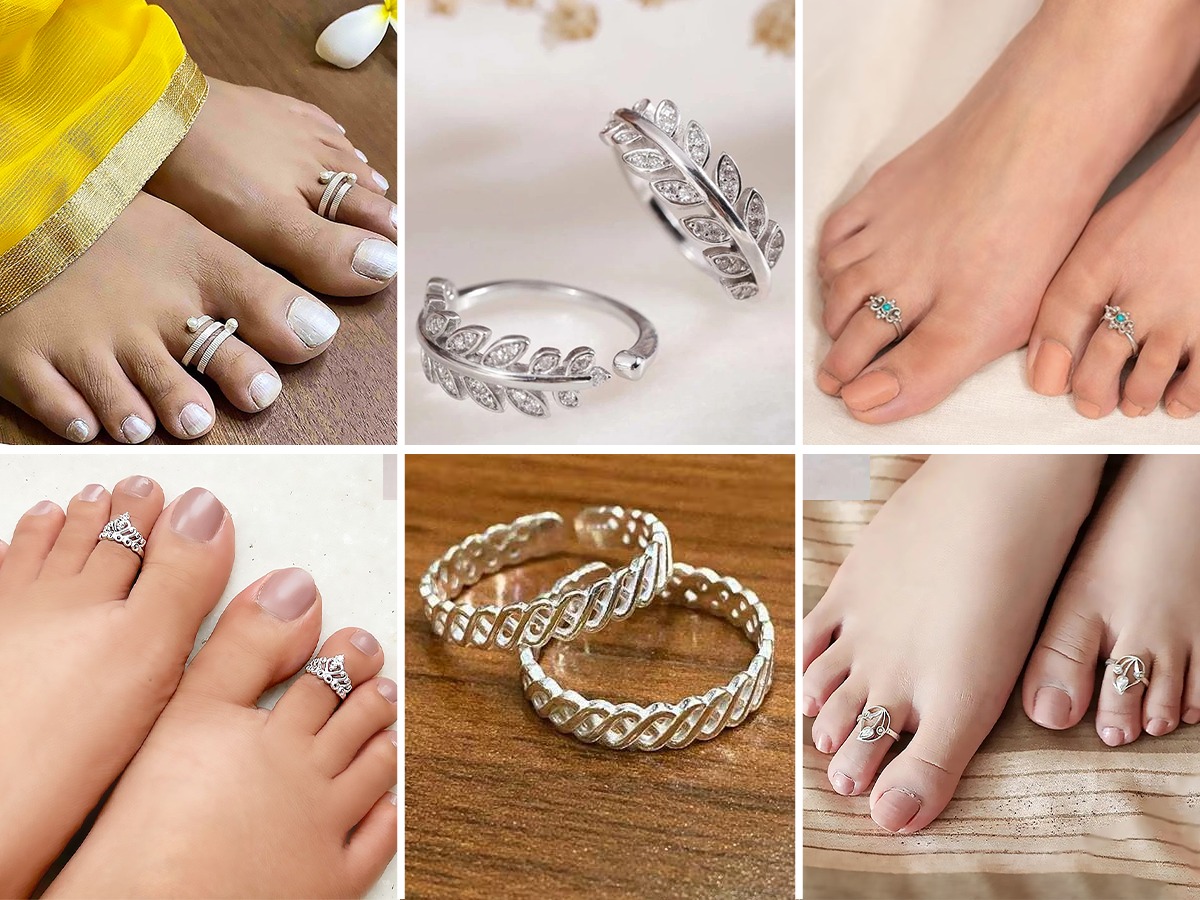 Latest Silver Toe Rings : रोज वापरण्यासाठी चांदीच्या जोडव्यांच्या १० ...