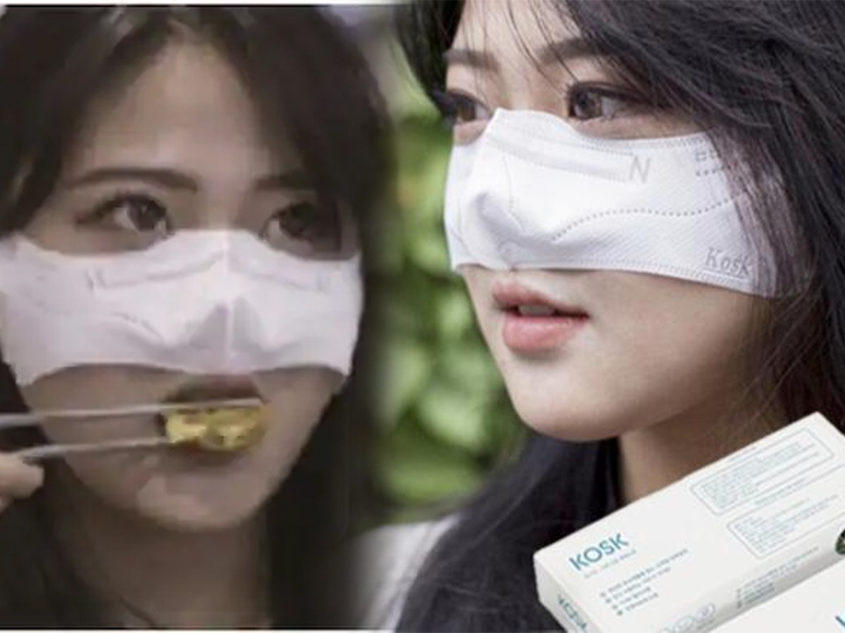 मास्क लावला की खायचे- प्यायचे वांधे? नवा कोरियन मास्क लावा, नोज ओन्ली ...