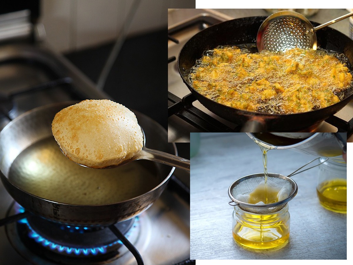 पुऱ्या- भजी-वडे तळल्यानंतर उरलेलं तेल फेकून देता? एक ट्रिक, तळलेलं तेल ...