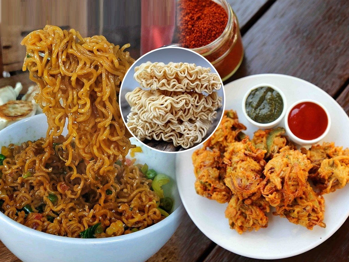 Maggi Pakora 5 Min recipe : पावसाळ्यात चहाबरोबर खायला ५ मिनिटात करा ...