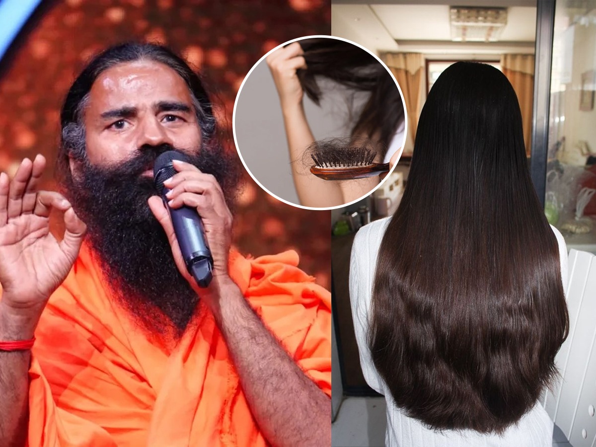 एका आठवड्यात थांबेल केस गळणं; दाट केसांसाठी रामदेव बाबांनी सांगितले ७ ...