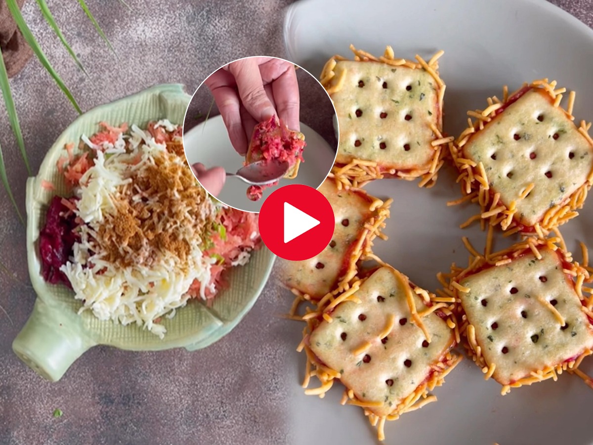 नेहमीचे टिपिकल चाट नको? मग बनवा चस्का मस्का बिस्कीट बाईट्स, पदार्थ भारी ...