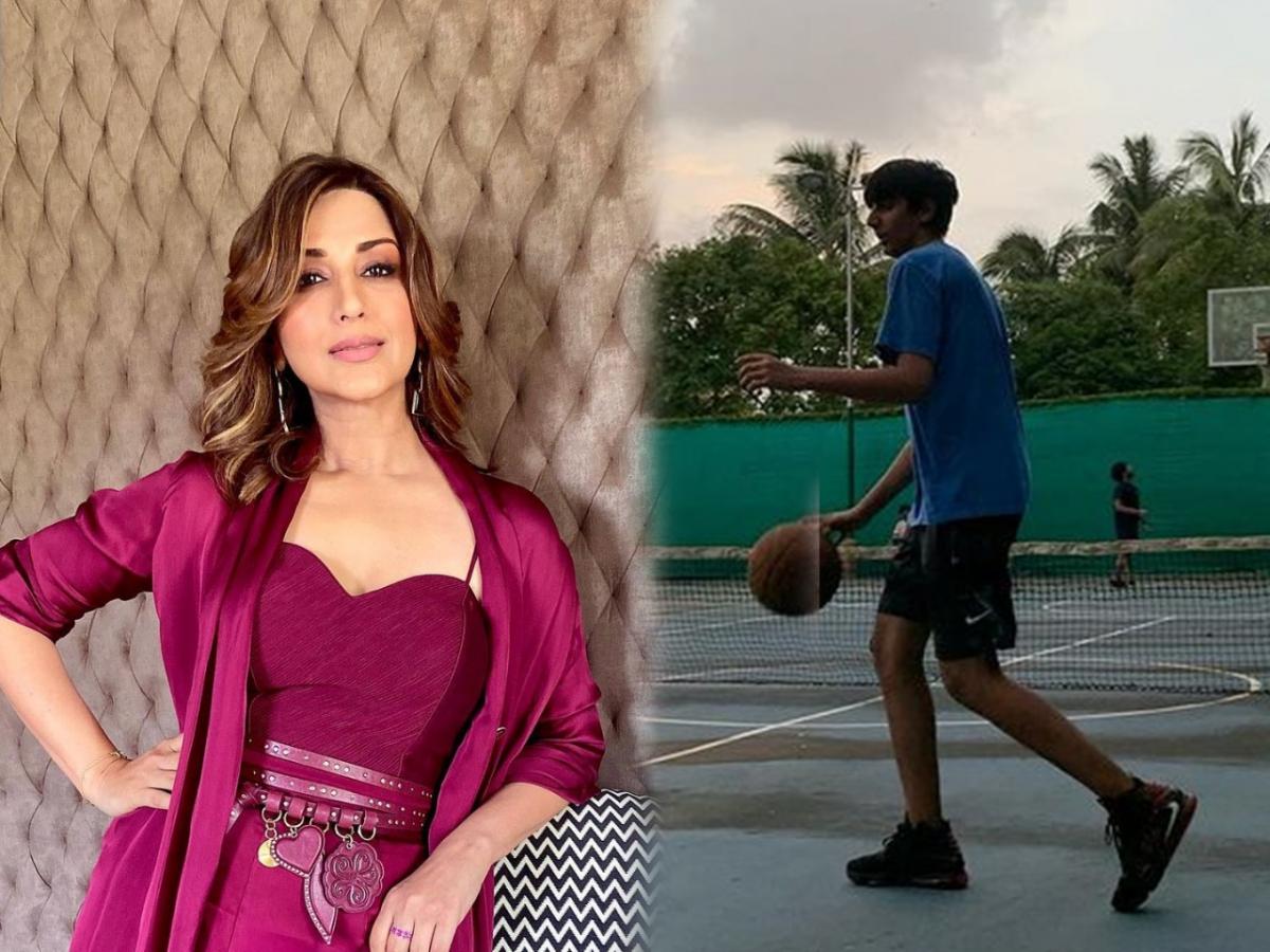 Sonali Bendre : हुबेहूब आईची कार्बन कॉपी आहे सोनाली बेंद्रेचा मुलगा ...