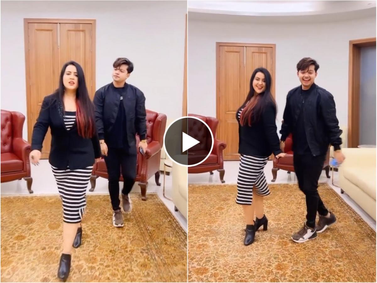 Video: "तेरे नाल ही नचणा वे...."; अमृता फडणवीसांची रियाज अलीसोबत रील ...
