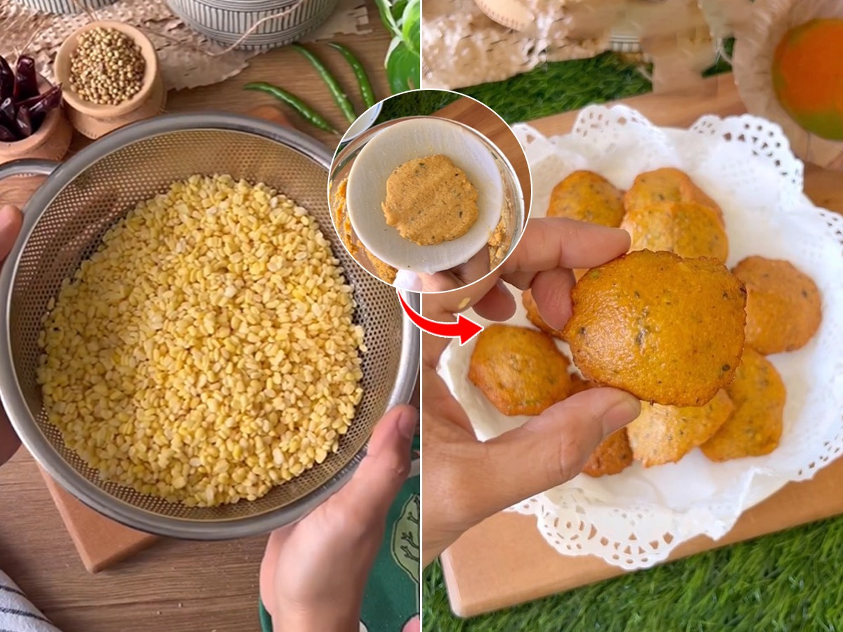 १ वाटीभर मुगडाळ घ्या आणि करा कोलकाता स्टाइल गरमागरम व्हिक्टोरिया वडा ...