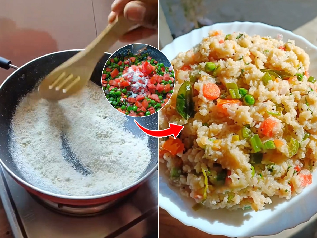 रव्याचा उपमा विसराल इतका भारी पोह्यांचा उपमा, नेहमीच्या पोह्यांना द्या ...