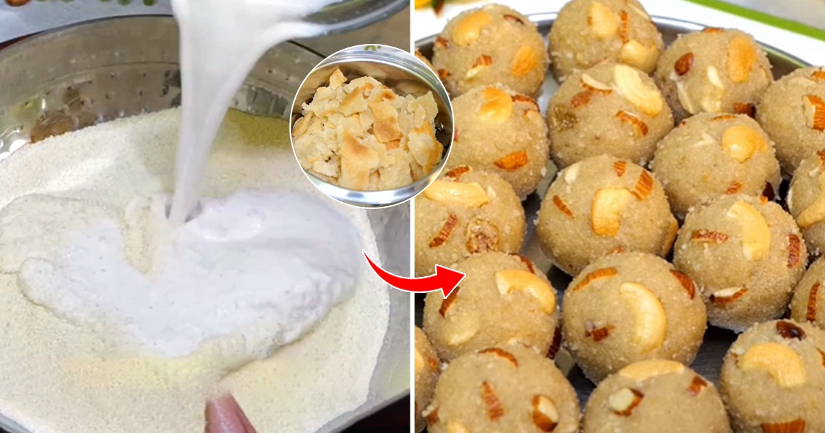 पाक करायची गरज नाही, खव्याचीही गरज नाही; फक्त २ वाटी रव्यात करा ...