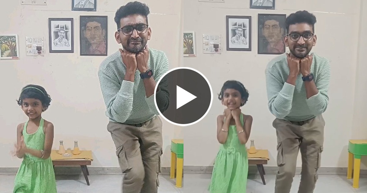 लेकीसह प्रणव रावराणने फॉलो केला मधुमास ट्रेंड; पाहा बापलेकीचा भन्नाट ...