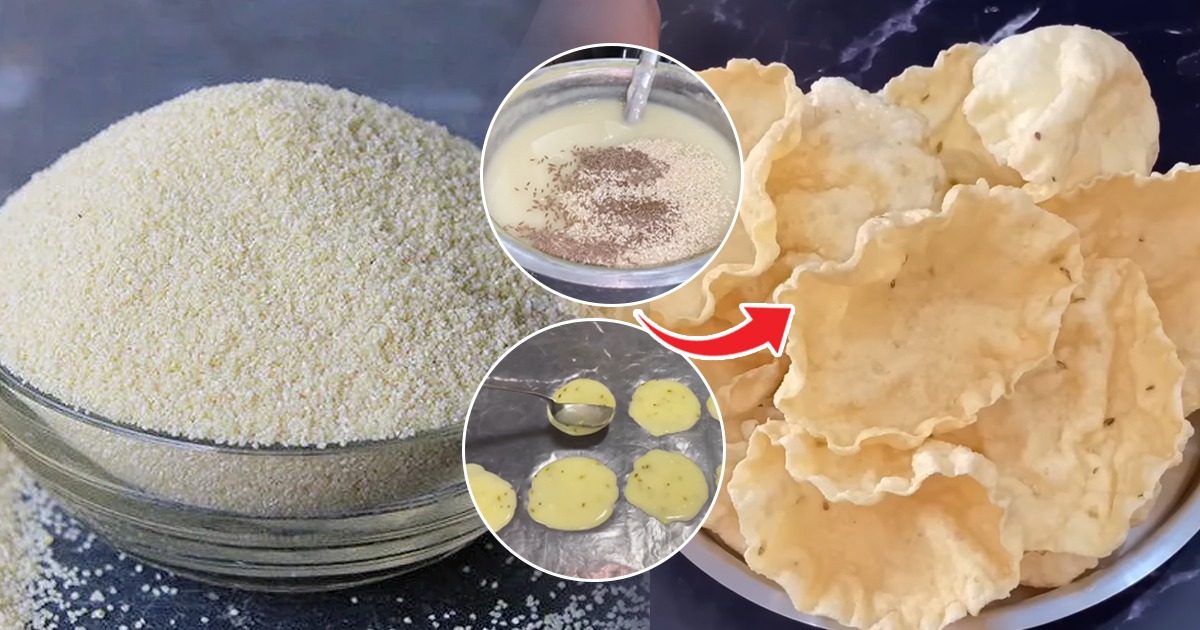 वाटीभर रव्यात करा १०० पळी पापड, रव्याच्या पळी पापडाची कृती; फॅनच्या ...