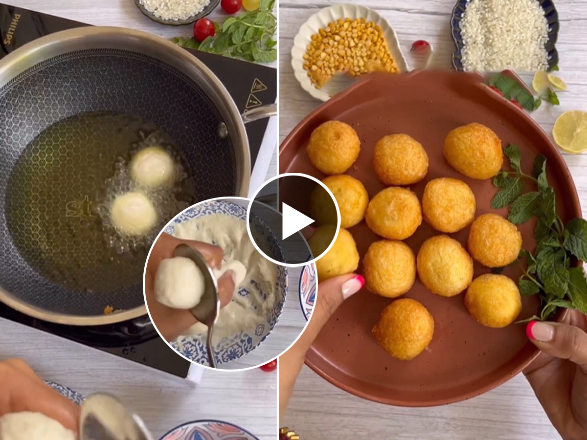 भजी - वडे एकदम गोल गरगरीत एकसारखे होण्यासाठी १ सोपी ट्रिक, सणावाराला ...