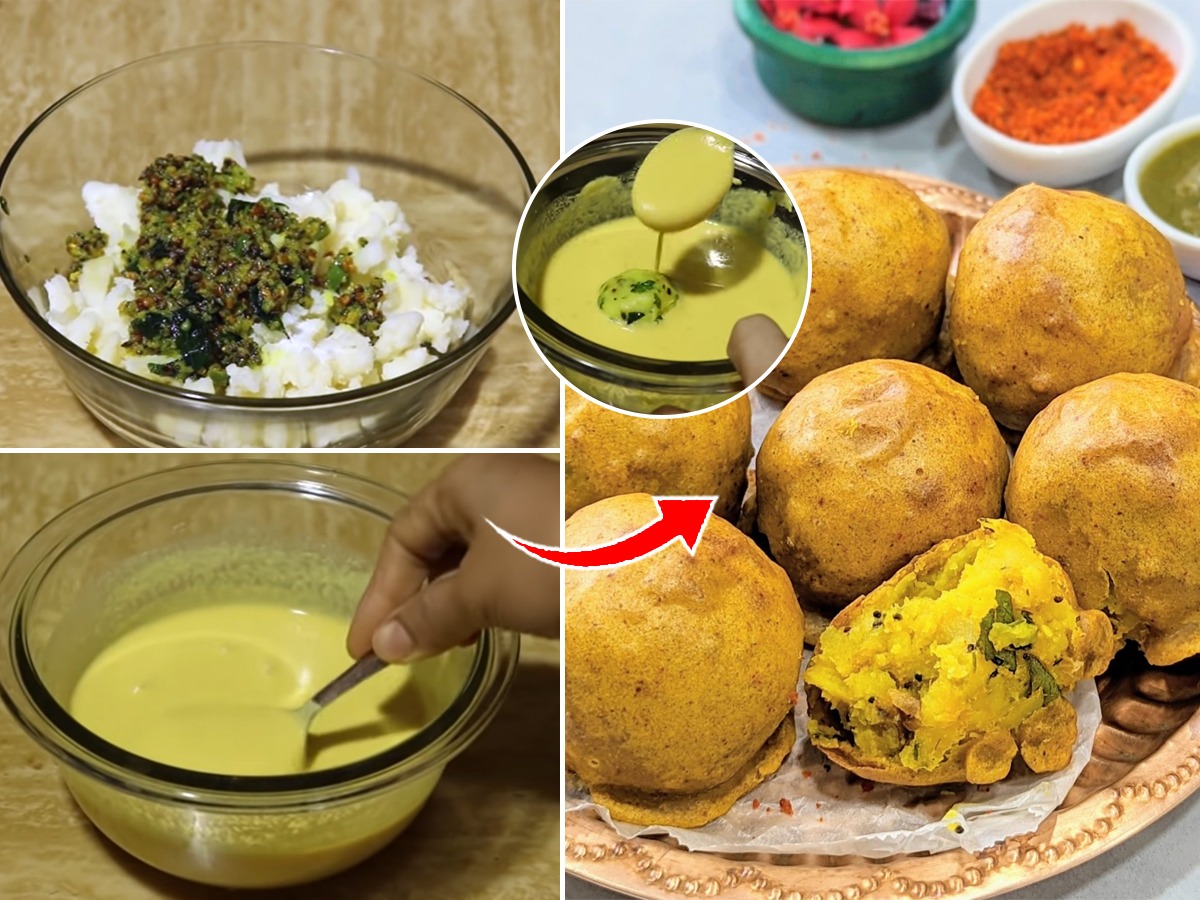 बटाटेवड्यांचं कव्हर कधी जाड- कधी मऊसर होतं? बघा डाळीचं पीठ भिजवण्याची ...