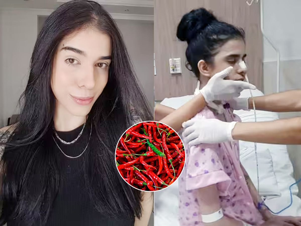 झणझणीत मिरची नाकाला लावणं तरुणीला पडलं महागात! मेंदूला आली सूज - गेली ...