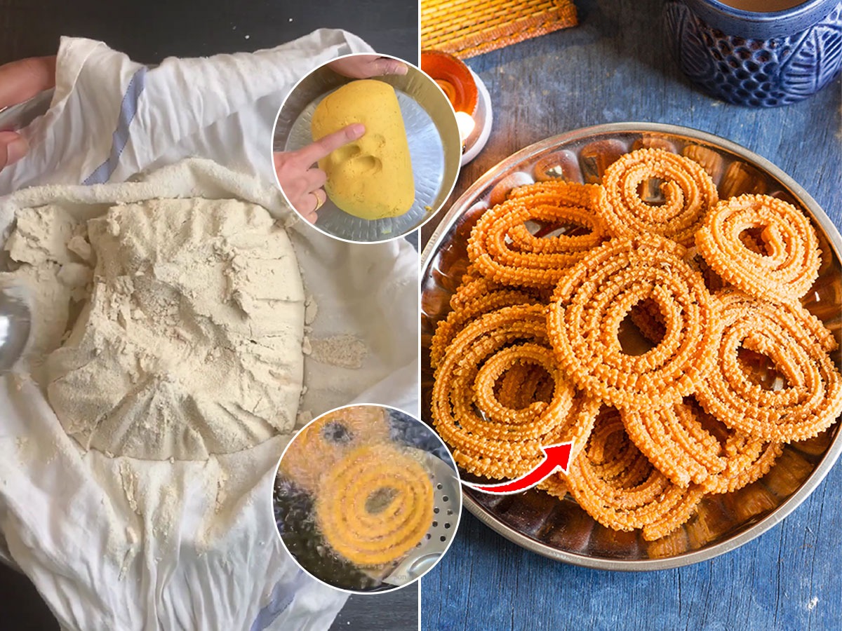 वाटीभर गव्हाच्या पीठाची करा खुसखुशीत चकली; काटेरी-खमंग चकली करण्याची ...